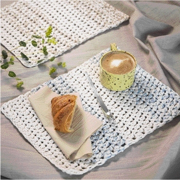 Kit crochet set de table | L'Atelier de Lucie